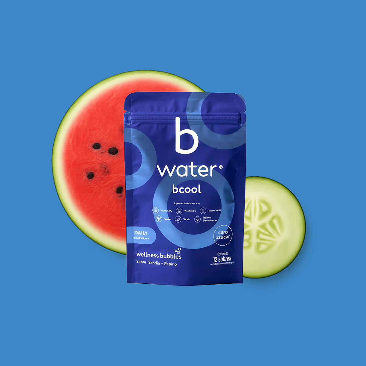 B-Water - Hidratación Efervescente con Vitaminas y Minerales